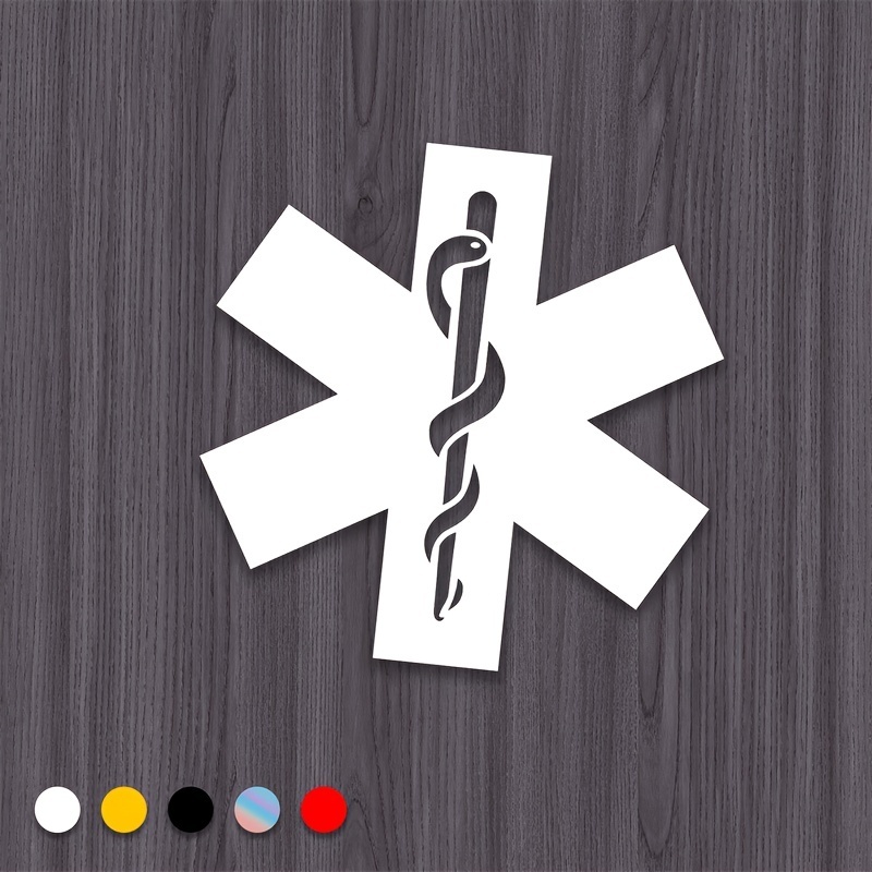 EMT EMS Medic Paramedic Car Sticker Vinyl Decal Reflective Sticker ...