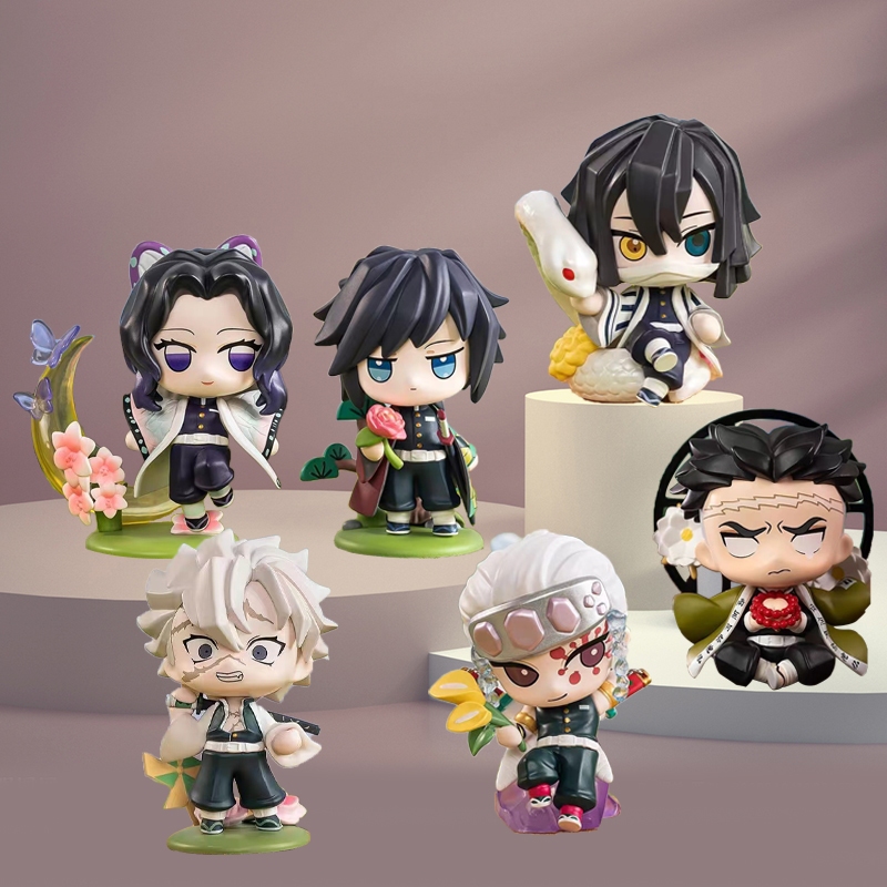 Demon Slayer Figure Model Blind Box Anime Kochou Shinobu Uzui Tengen ...