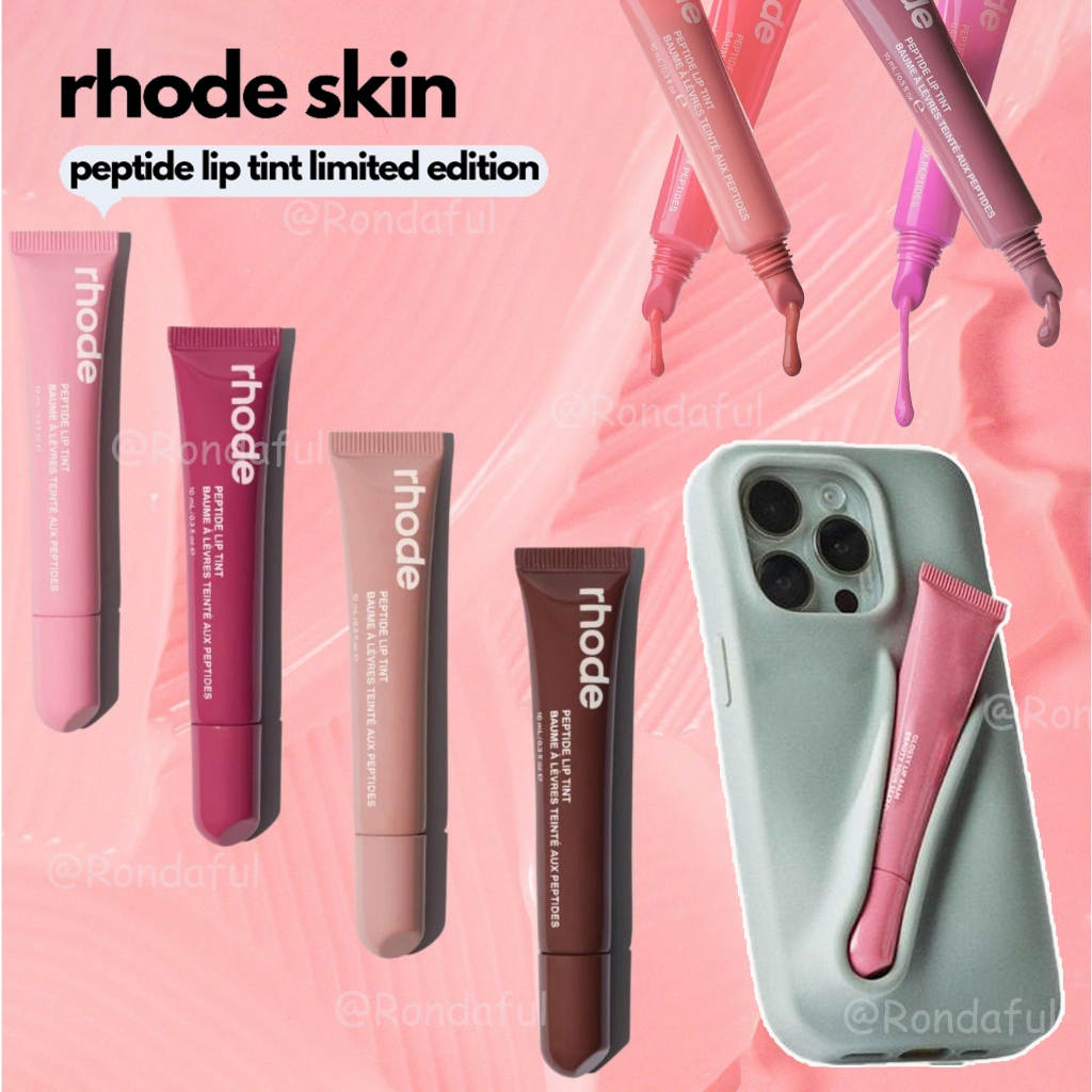 Rhode Peptide Lip Tint Non-Stick Lip Glaze Moisturizing Lipstick Makeup ...