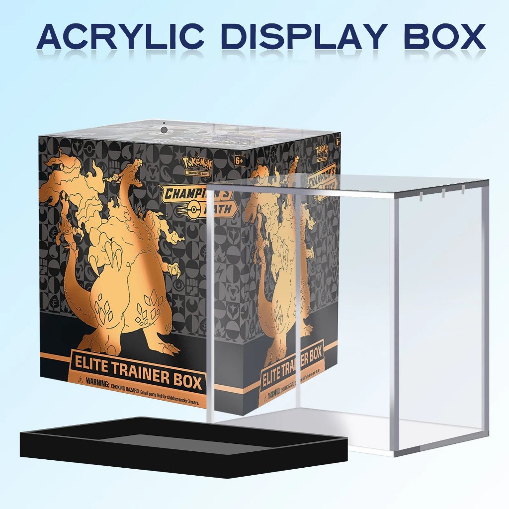 Elite Trainer Box Acrylic Display Case for Pokemon Darkness Ablaze ...
