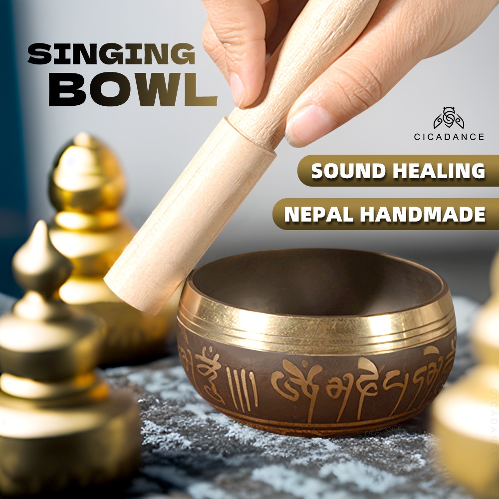 Tibetan Singing Bowl 8cm Sound Healing Handmade Bowl Sound Bowl Musical ...
