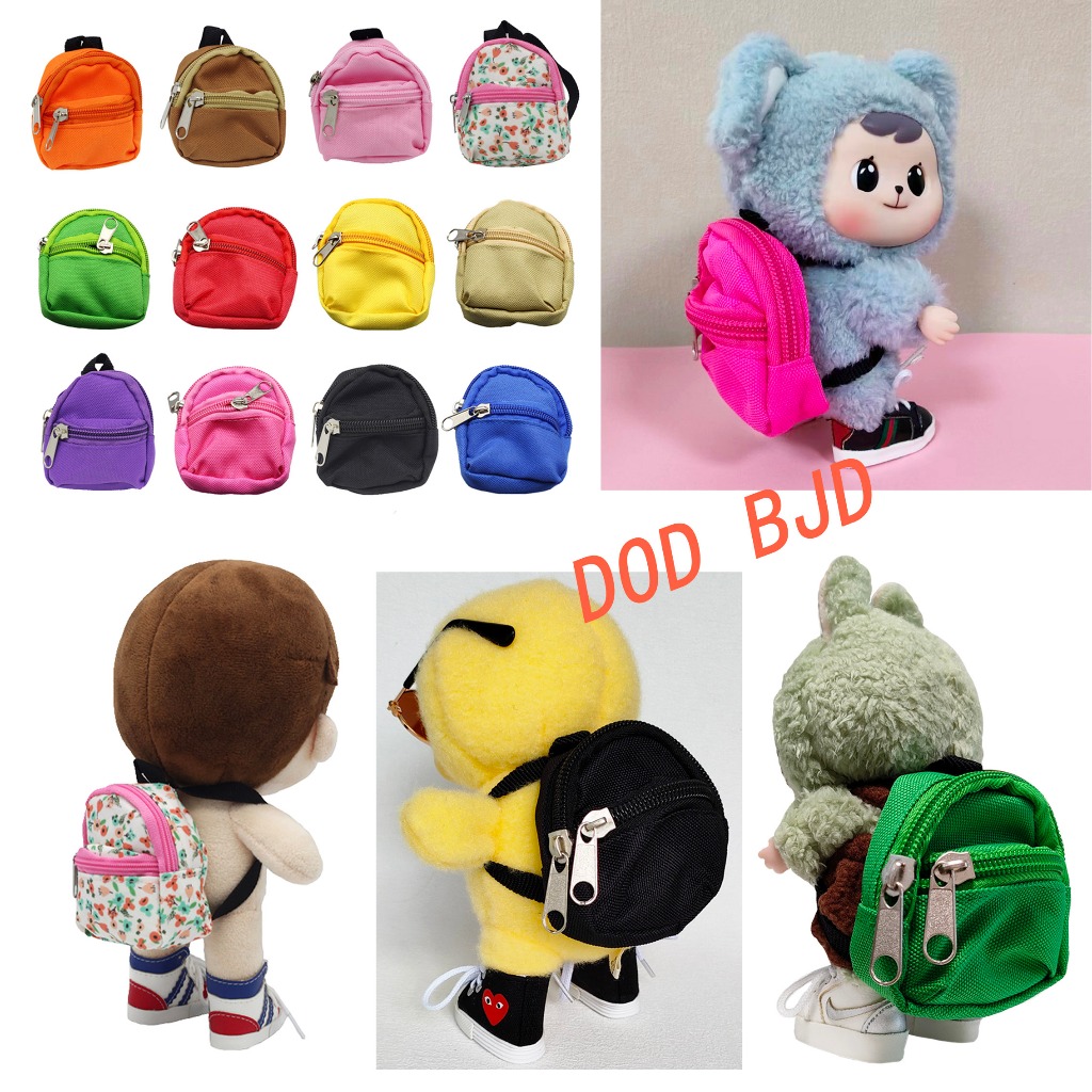Mini Doll Bag 8cm Backpack for Labubu Macaron Upset duck Bao-ao barbie ...