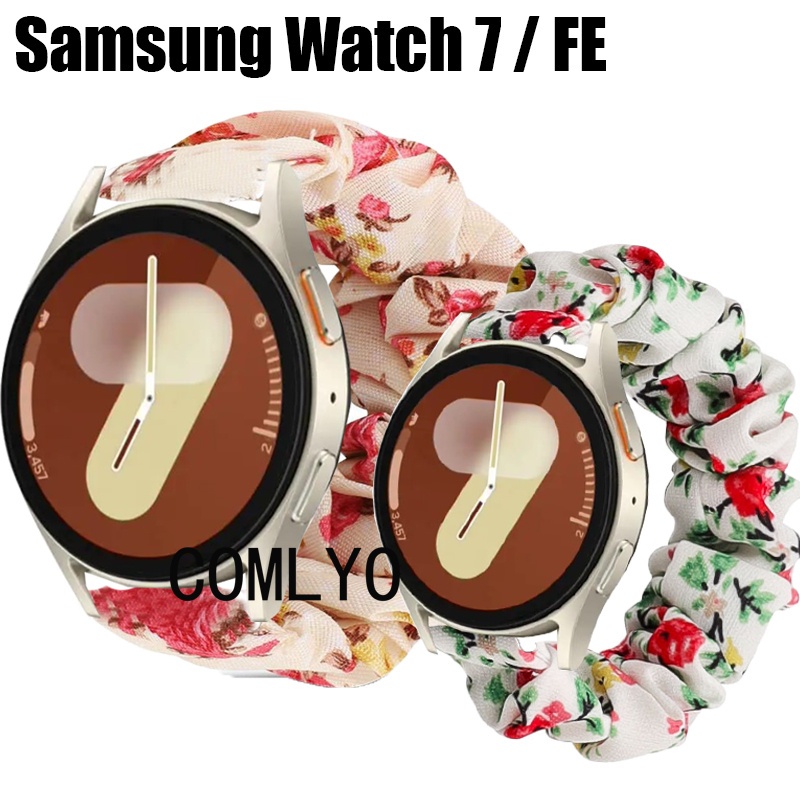 For Samsung Galaxy watch 7 44MM 40MM FE Smart Watch Strap Cotton yarn ...