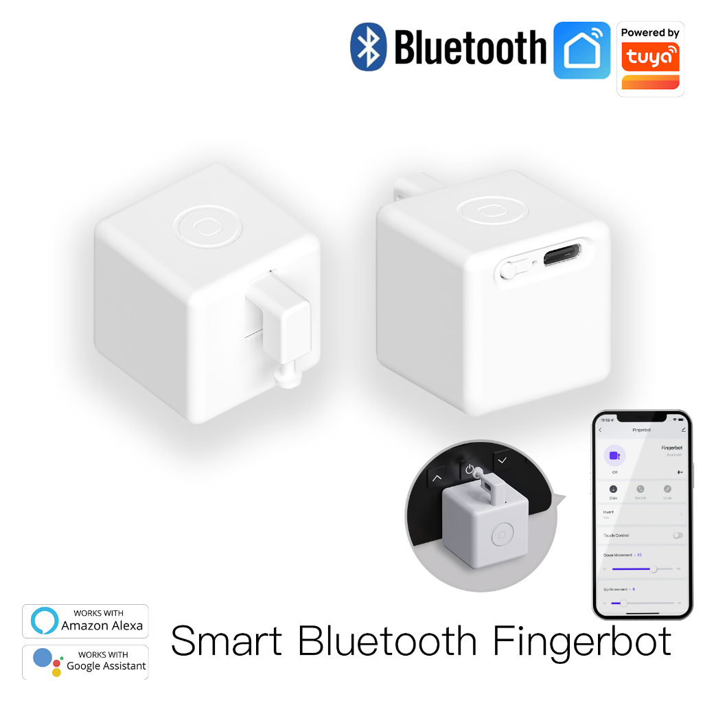 Tuya Smart Rechargeable Bluetooth Fingerbot Switch Button Pusher Smart ...