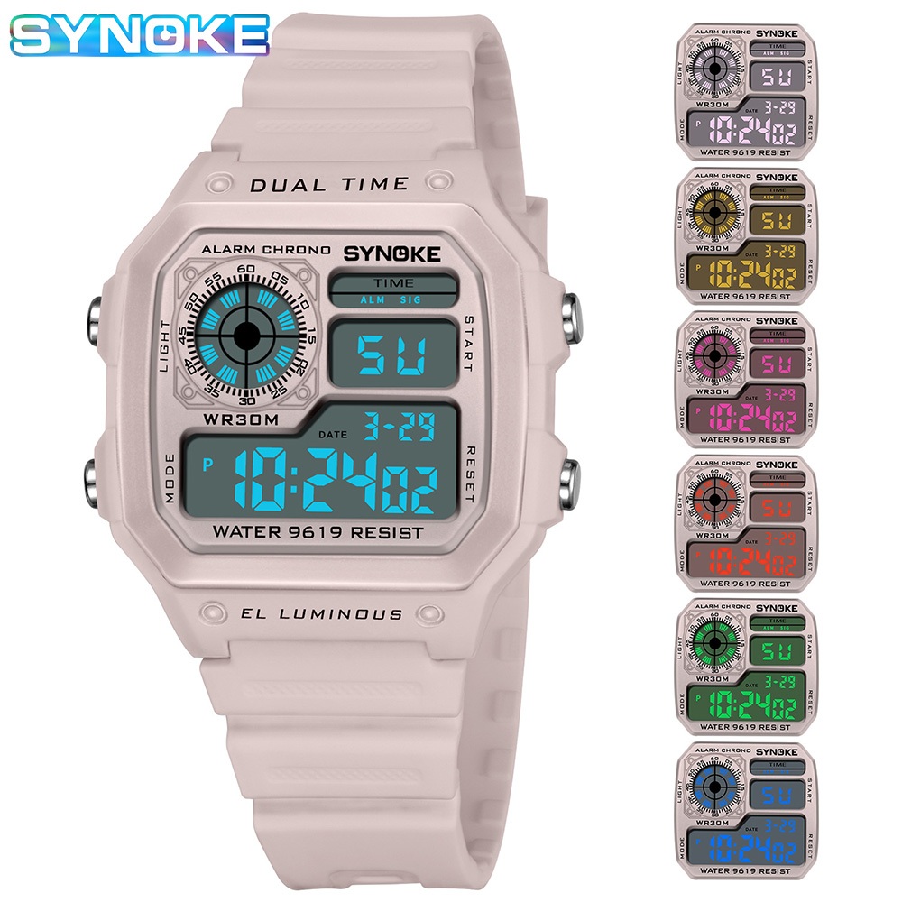 【Ready Stock】 SYNOKE Men's Watch Luxury Waterproof Classic Sports Relo ...
