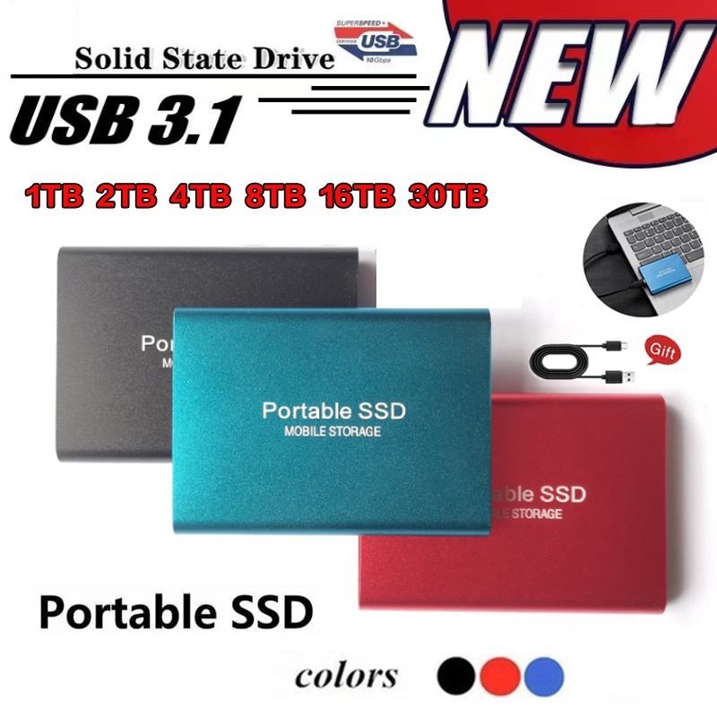 External Hard Drive 4TB/8TB/16TB External Hard Drive 30TB Portable ...