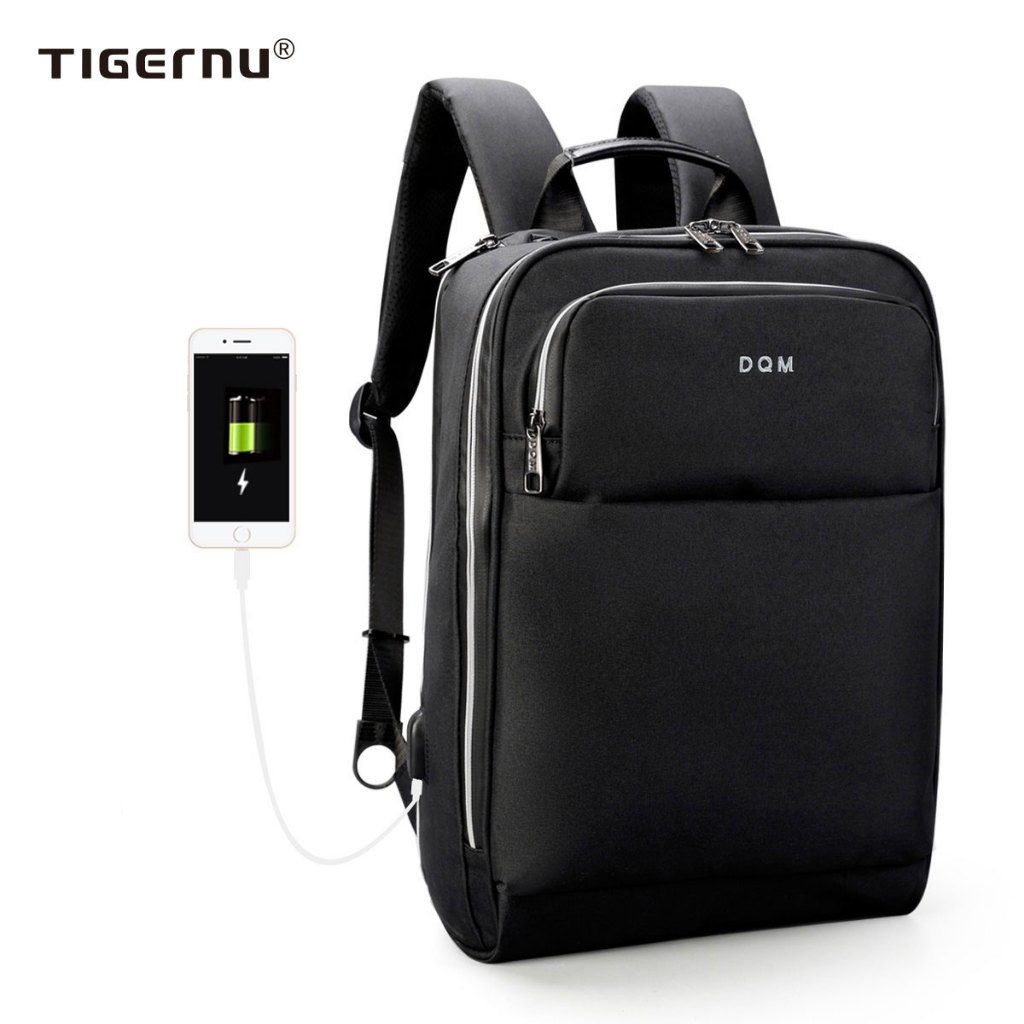 Tigernu 83305 Waterproof Men's Laptop iPad Backpack USB Port 150° Free ...