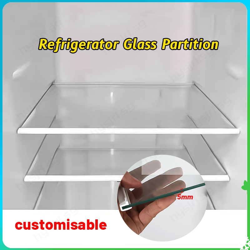 Refrigerator glass partition single and double open refrigerator ...
