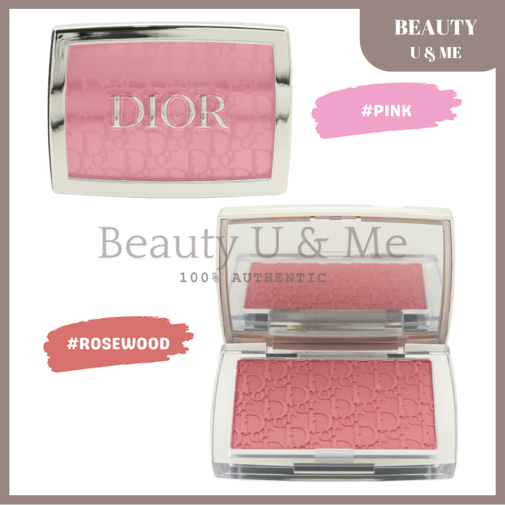 CHRISTIAN DIOR Backstage Rosy Glow Blush 4.4g (012 Rosewood / 001 Pink) | Shopee Singapore