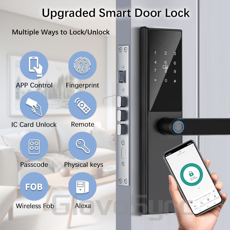 Smart Door Lock TT Lock Fingerprint Lock Digital Electric Lock With ...