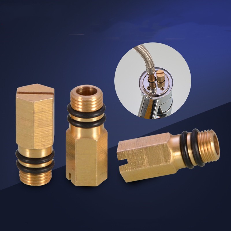 faucet water outlet clogging copper faucet plug hot and cold faucet ...