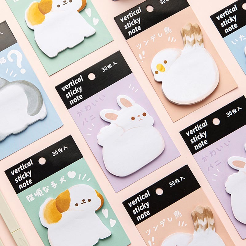 Cute Animal Post-it Note Student Memo Notes Index Mark Sticky Notes ...