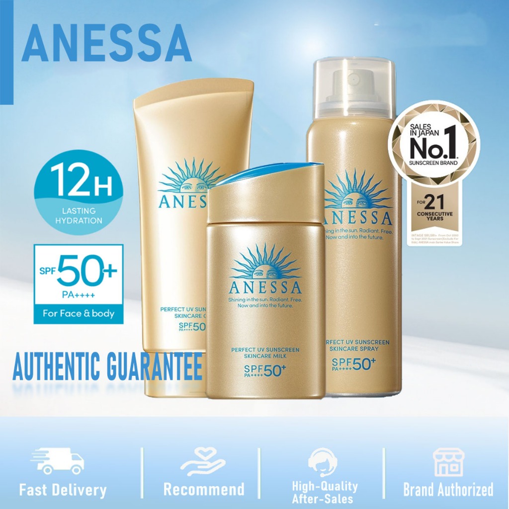【Tax -free】Anessa Perfect UV Sunscreen Skincare Spray&Sunscreen ...