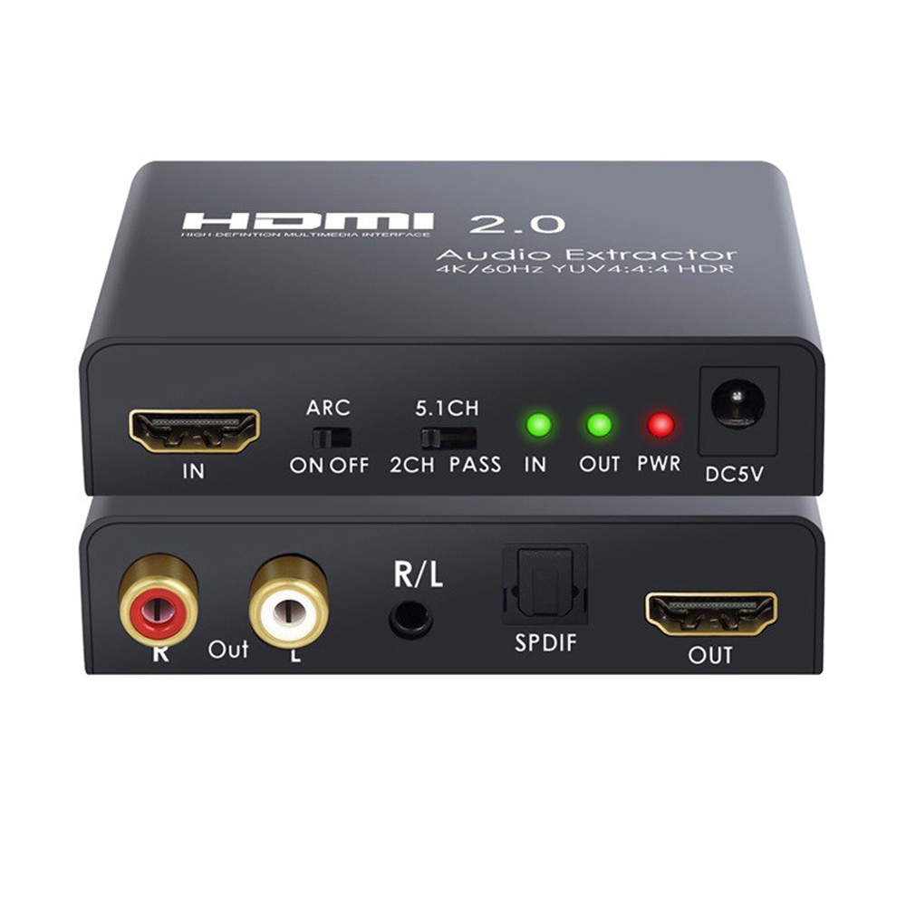 High Quality HDMI 2.0 Audio Extractor Support 4K 60Hz HDR HDMI ...