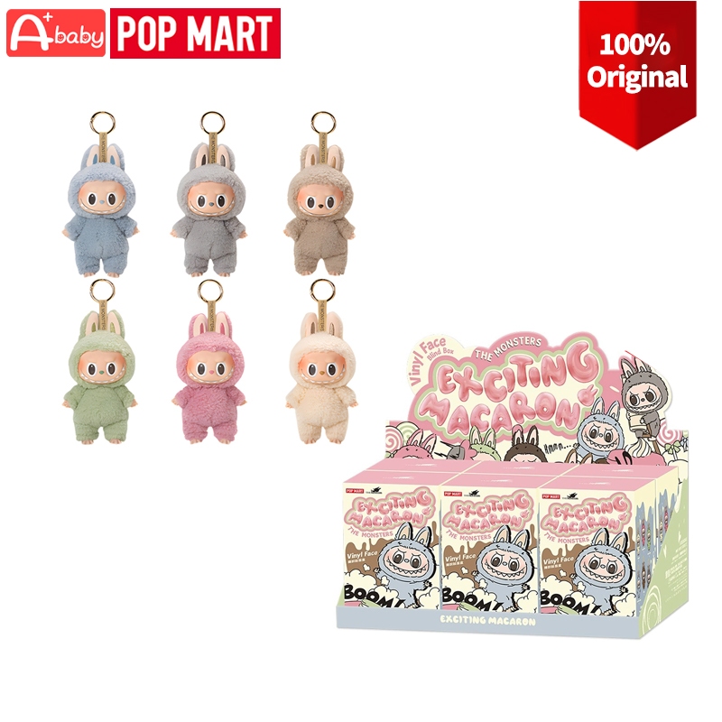 [A+baby]6PCS 100% Original POPMART LABUBU THE MONSTERS Heart Macaron ...