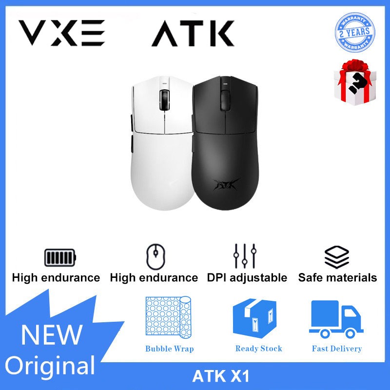 ATK GEAR X1 Wireless Dual Mode Gaming Mouse Supports 8k | Shopee Singapore