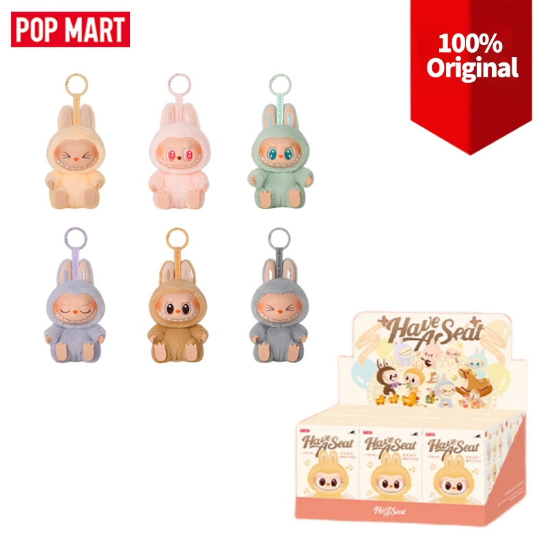 6Pcs 100% Original POPMART LABUBU THE MONSTERS Macaron V2 Have A Seat ...