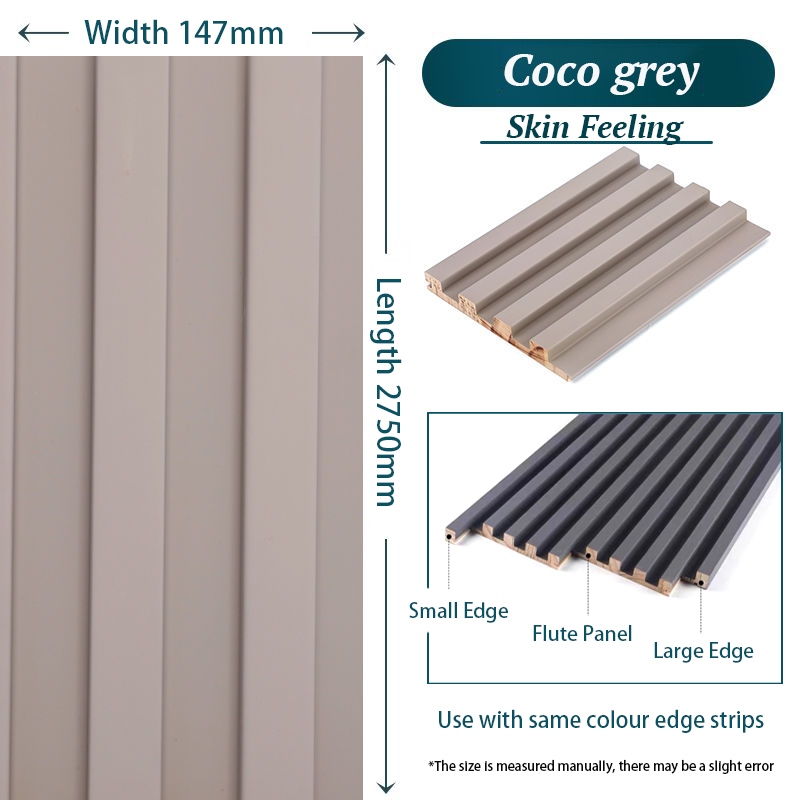 Partition panel fluted wall panel decoration room divider wood flute ...