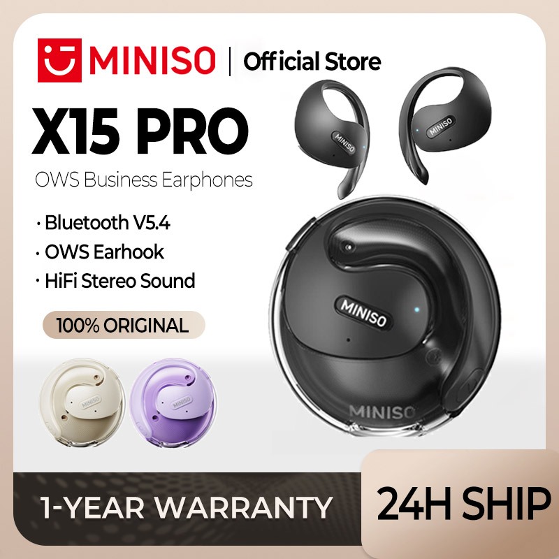 MINISO X15 Pro OWS Bluetooth Earphones Sport Wireless Headphones with ...