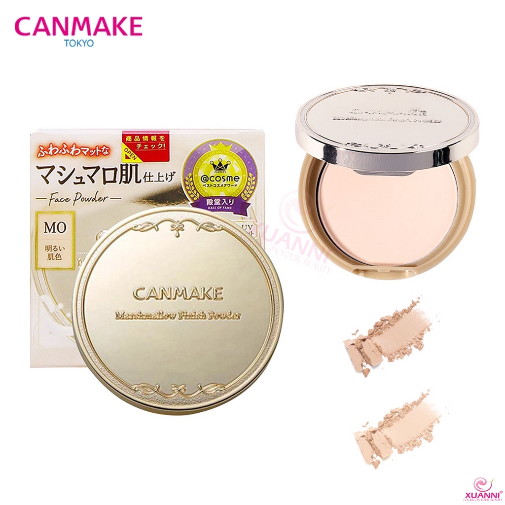 日本 CANMAKE New Version Tokyo Marshmallow Transparent Finish Powder MO/MB/ML Face Makeup Powder ...