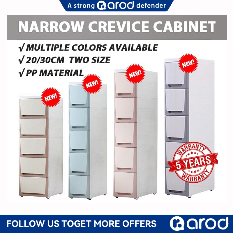 AROD 20 / 30cm Wide Crevice Storage Cabinet Drawer Type Snack Storage ...