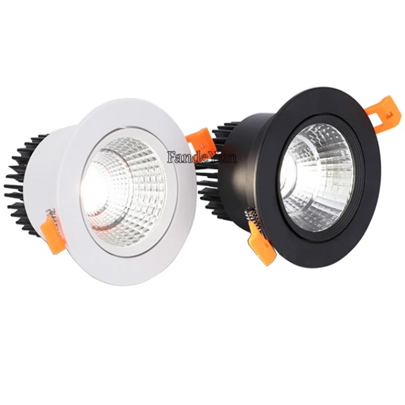 LED Downlight AC85-265V Spot Three colors 3W 5W 7W 9W 12W 15W Recessed ...
