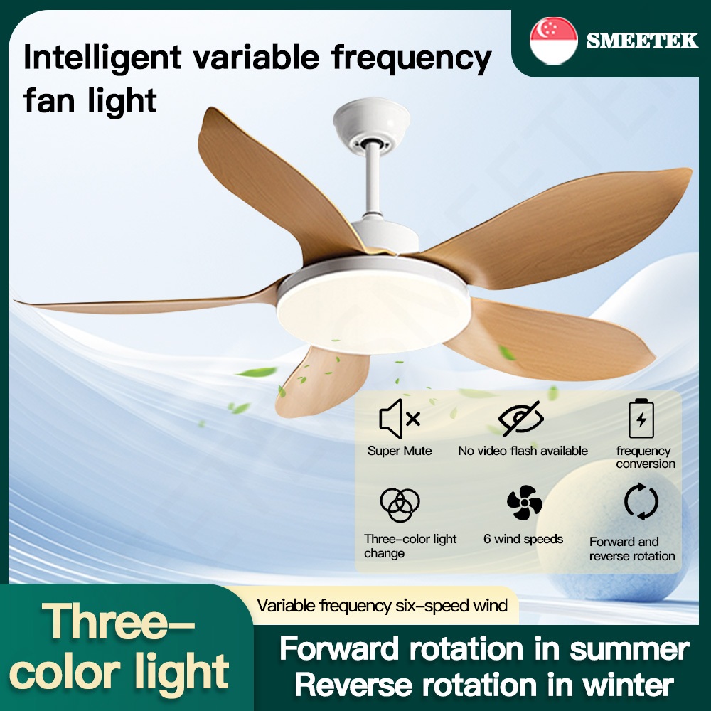 Ceiling Fan standing fan With LED Fan ceiling fan Smart Inverter with ...
