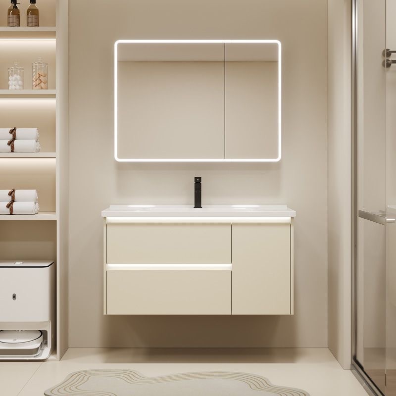 SG Wall Mount Bathroom Mirror Cabinet Radar Smart LED Sensor Ambient ...