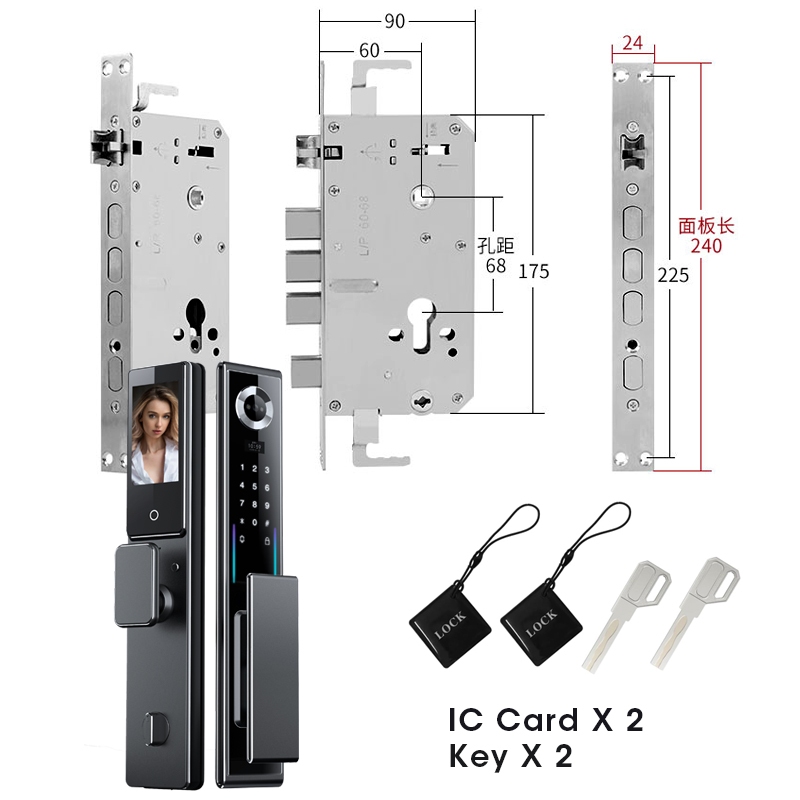 【SG Local seller】HDB Keyless Entry Digital Lock With Keypad Fingerprint ...