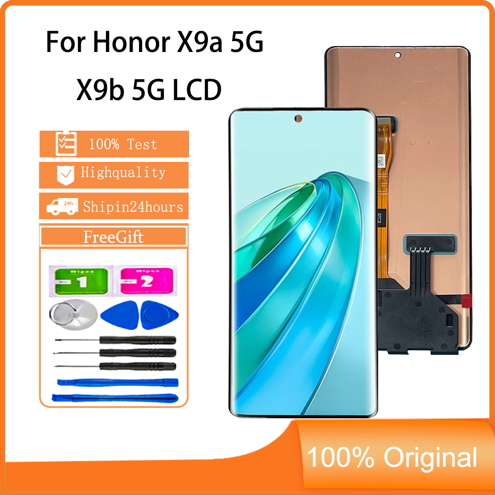 Original AMOLED Honor X9a 5G X9b 5G LCD Display Touch Screen ...