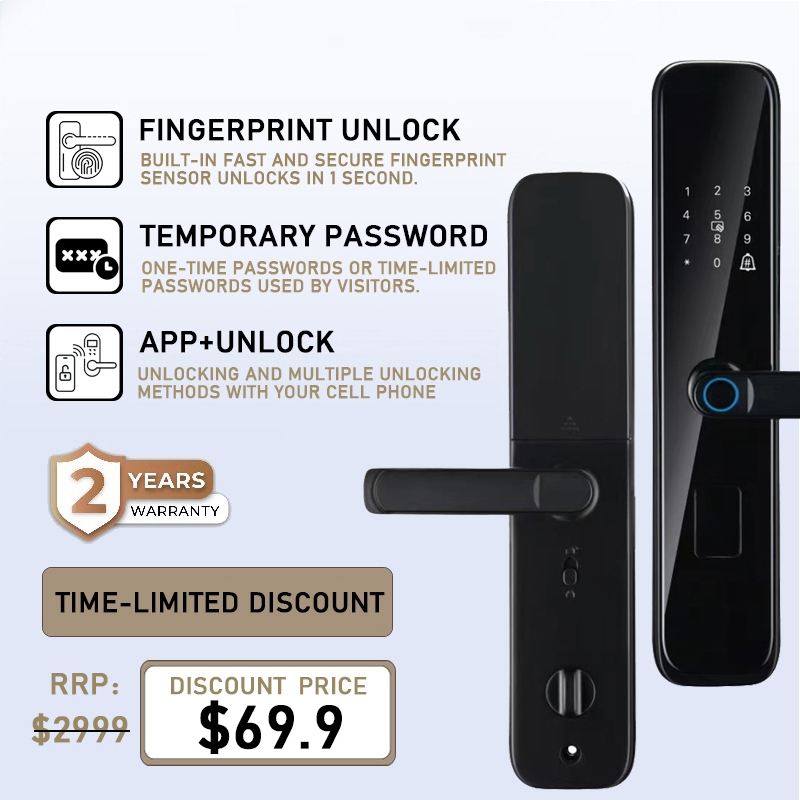 SG STOCK Digital Lock Smart Lock Smart Digital Lock Fingerprint ...
