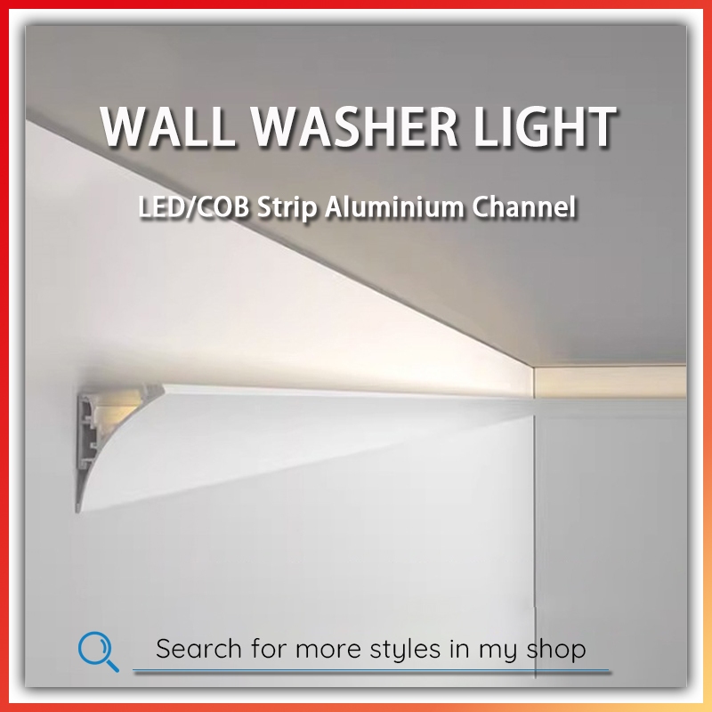 LED profiles Ceiling-Free light Living Room bedroom Ceiling Wall Washer ...