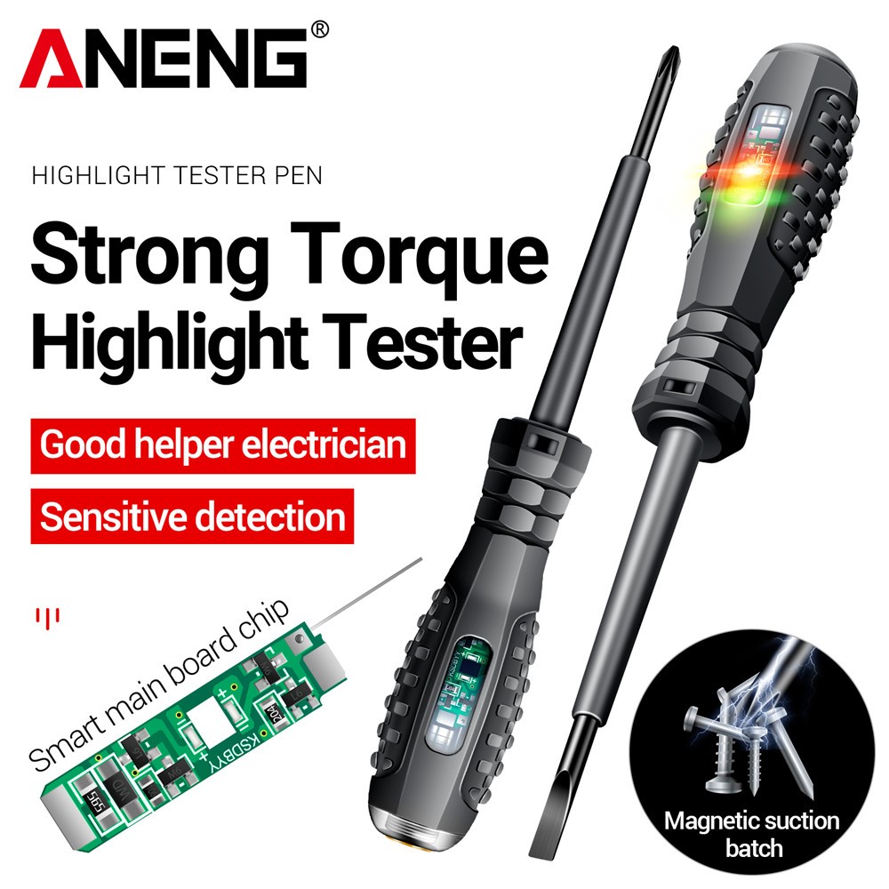 ANENG B05 Word/cross Screwdrivers Neon Bulb Indicator Meter Electric ...