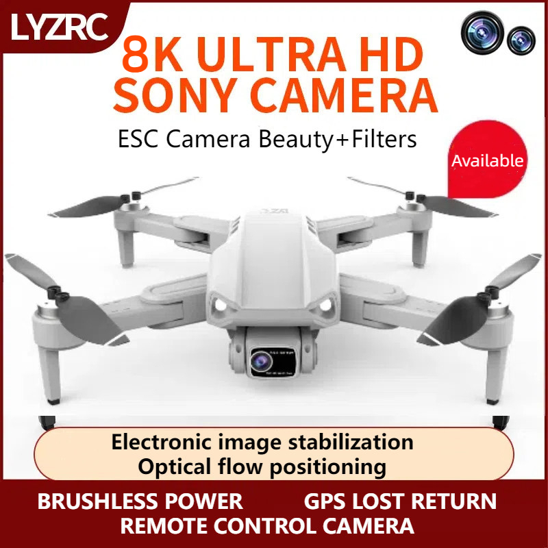 Upgraded Version L900 PRO Professional GPS Drone With 8K SONY Camera Real-time Transmission 5G ...