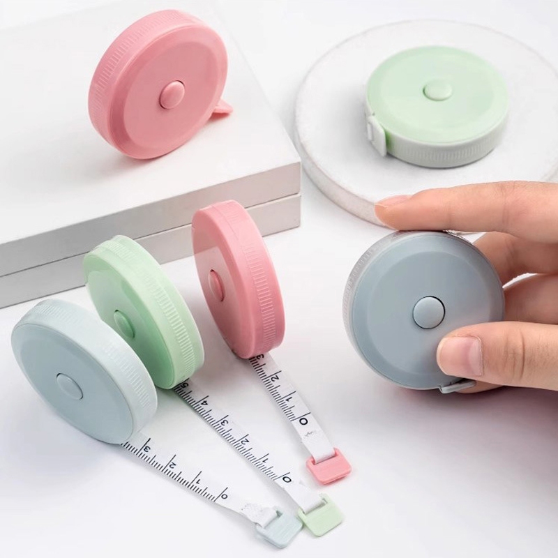 1.5 Meters Press Automatic Retractable Tape Measure/ Portable Body Waist Measuring Ruler/ Weight ...