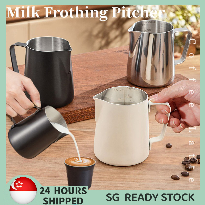 【SG READY STOCK】Milk Frothing Pitchers 350ML/600ML Thickened 304 ...