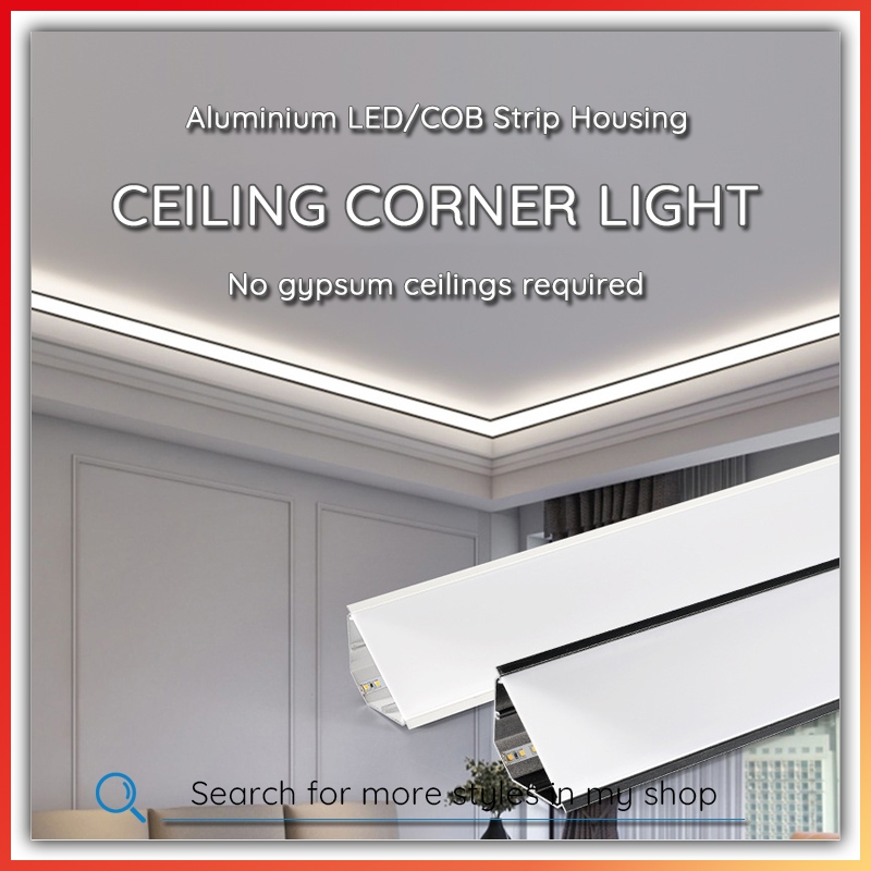 Wall Glowing Decorative Lights Groove Ceiling Linear Light Led Luminous ...