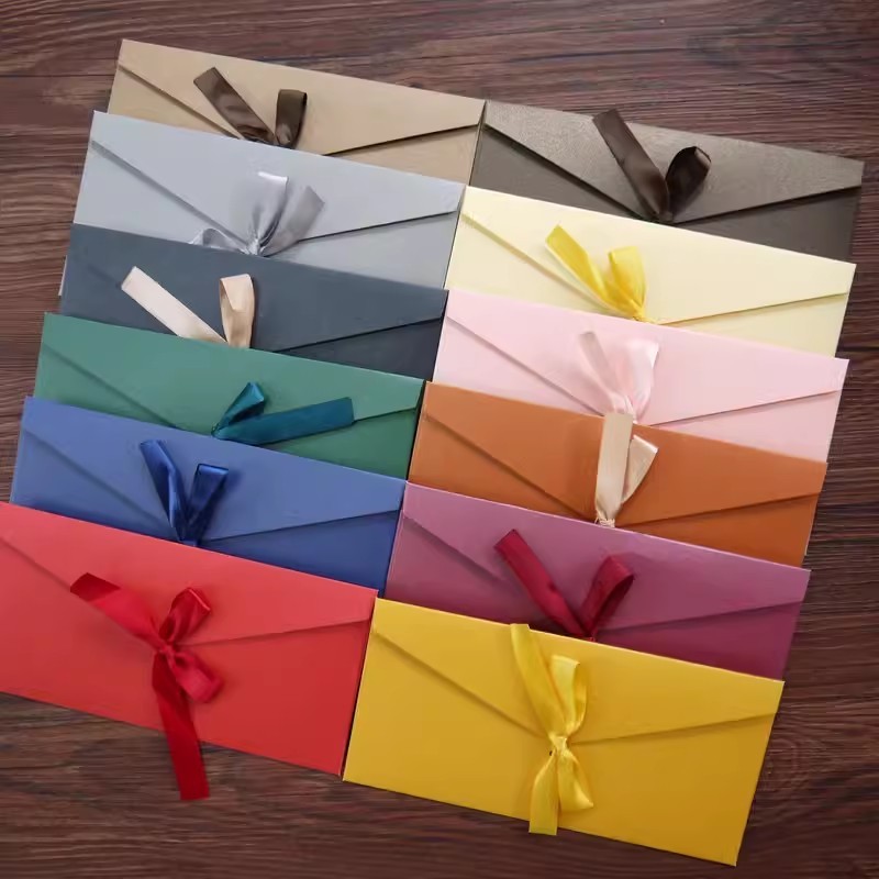 Vintage Bowknot Paper Envelopes Kawaii Ribbons Envelopes for Letter ...
