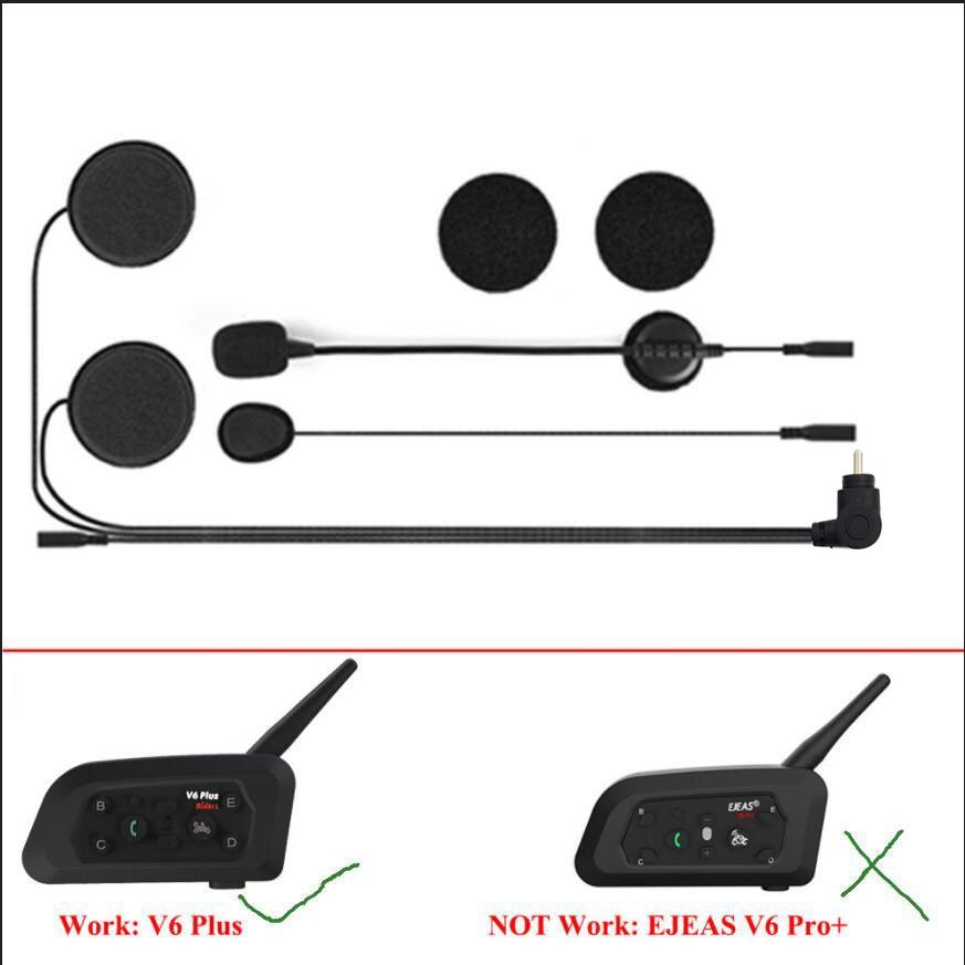 Type-C V6 Plus Accessories Earphone Speaker Dual Microphone For V6 Pro ...