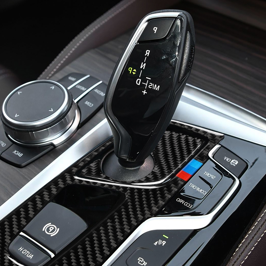 R RHD BMW G30 5 Series BMW Carbon Fiber Gearshift Panel Interior ...