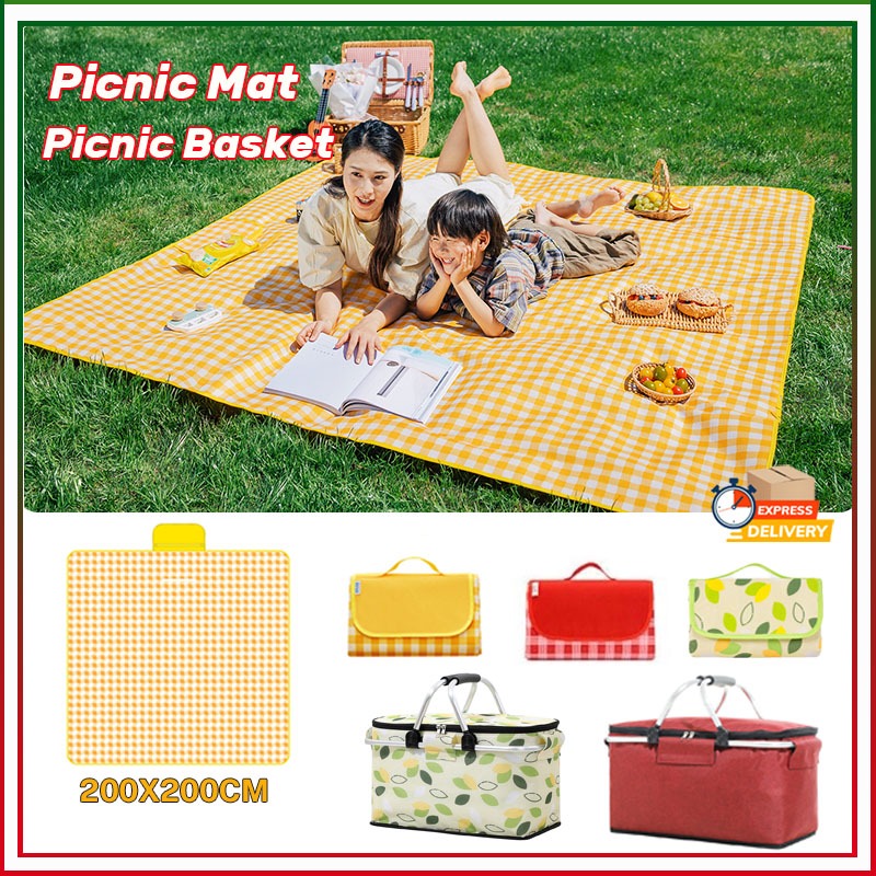 [SG Ready Stock] Waterproof Foldable Picnic Mat Portable Camping Picnic ...