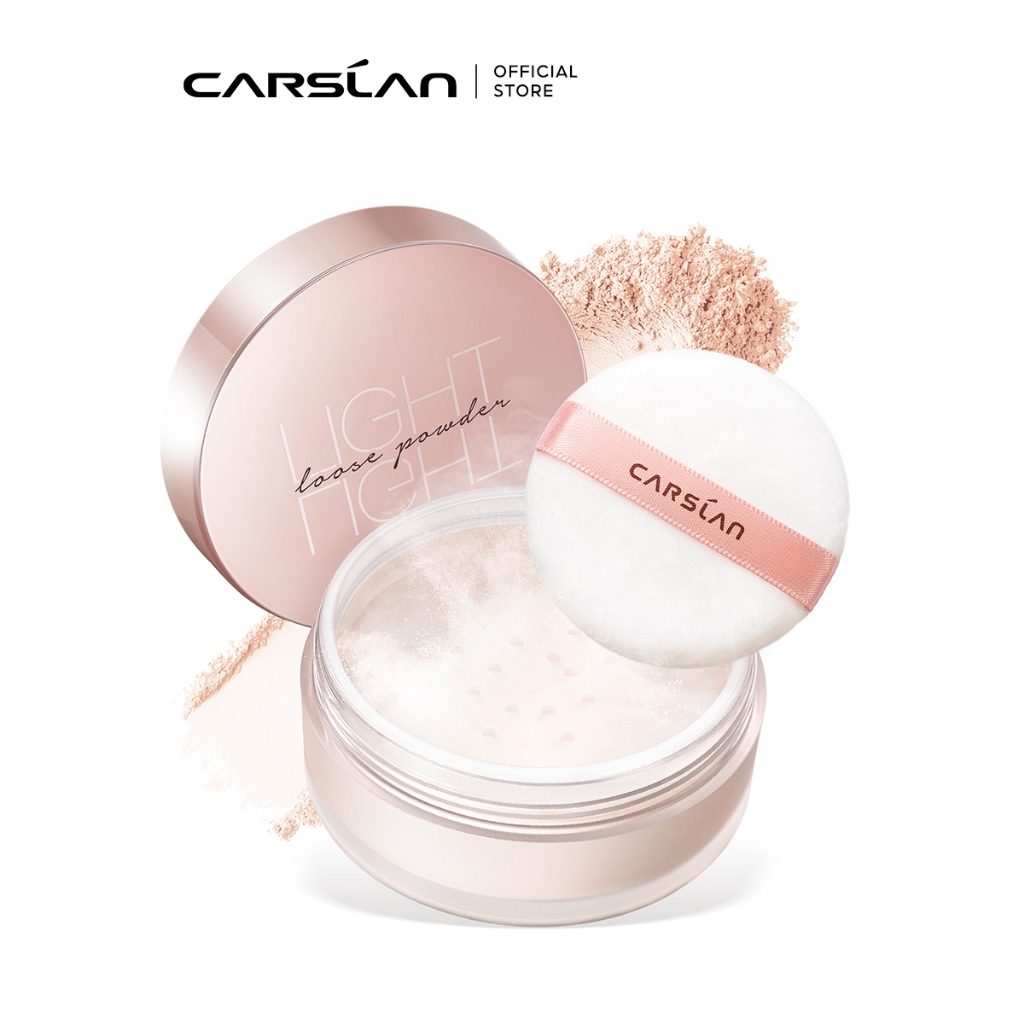 Carslan Face Powder Oil Control Loose Powder Setting Makeup 24H 10g ...