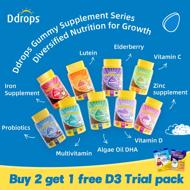 Ddrops Softdrops Kids Vitamin Gummy (60 Gummies/Bottle) | Shopee Singapore