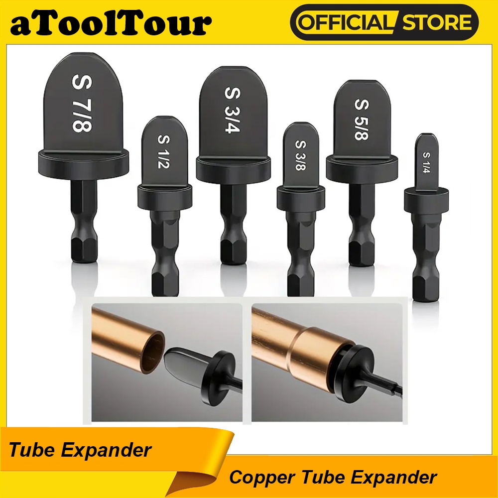 Copper Tube Expander Pipe Hole Head Extender Swaging For Air ...