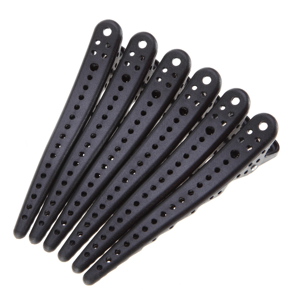 Monja 6Pc/Set Metal Alligator Hair Clip Hairdressing Clamp Hairpin ...