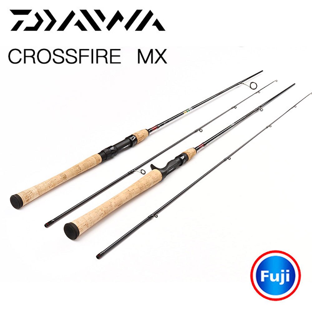 DAIWA CROSSFIRE MX Original FUJI Fishing Rod Long Thow Full Carbon Spinning Rod X-CROSS 45 ...