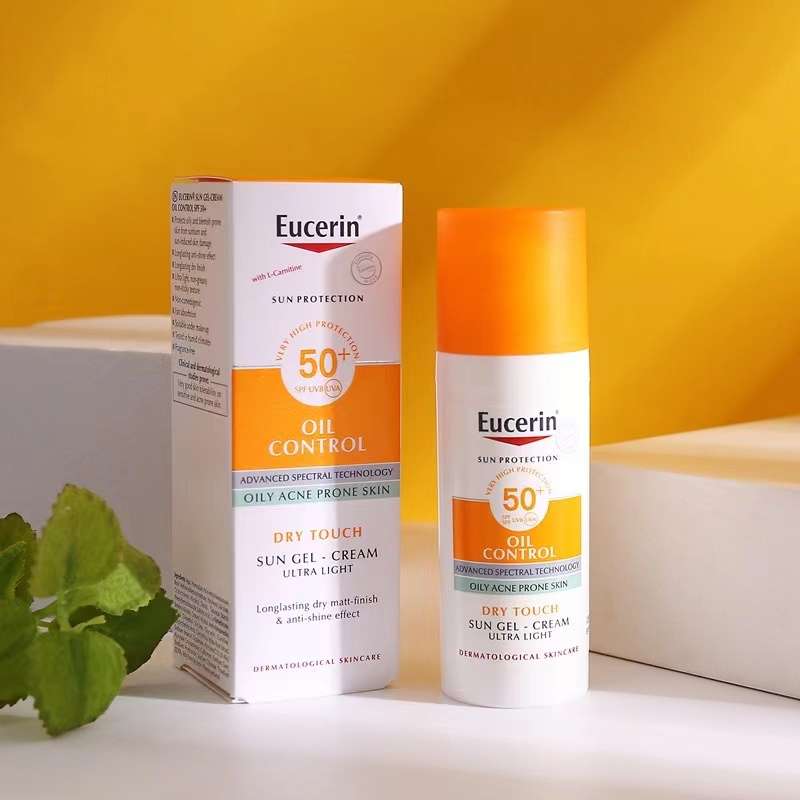 Eucerin Oil Control Sunscreen Gel Cream Dry SPF50+ (50ML) | Shopee ...