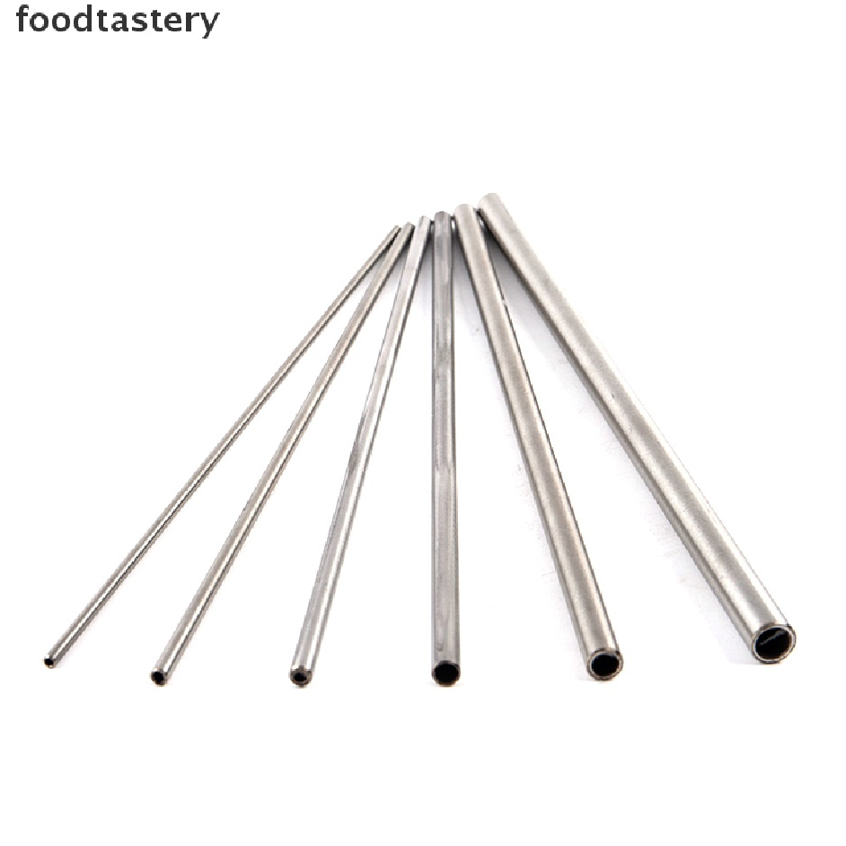 FTY Silver Round 304 Stainless Steel Capillary Tube Pipe 250mm Hollow ...
