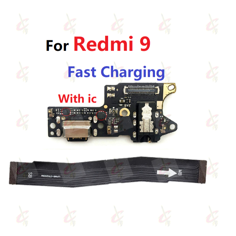 Charging board flex for Redmi 9 Main board Mainboard flex | Shopee ...