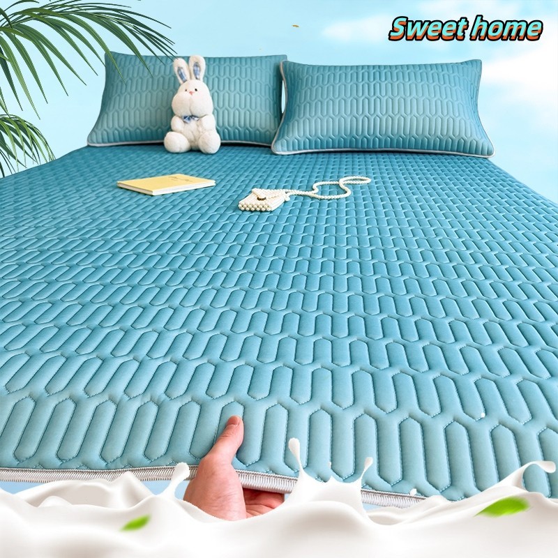 2024 New Premium Natural Latex Mattress Topper Silky Cooling Latex Mat ...